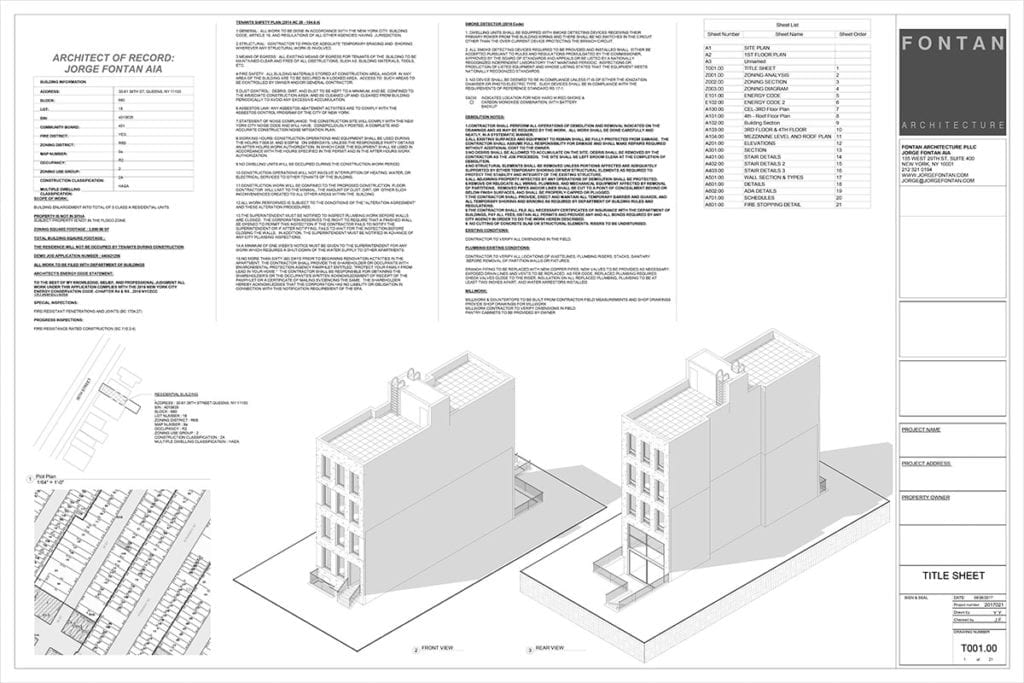 R6B Zoning NYC · Fontan Architecture